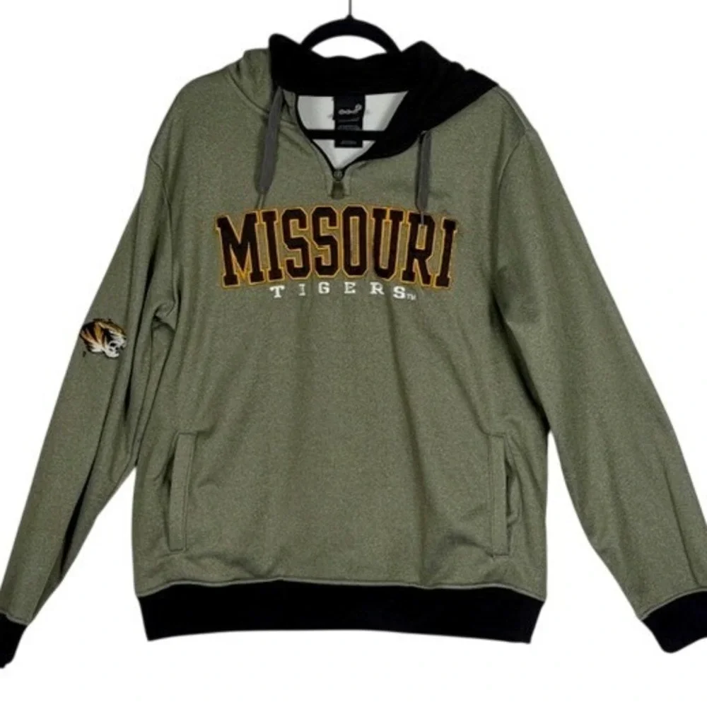Gen2 | Shirts | Gen2 Missouri Tigers Quarter Zip Hoodie Mens Large ...